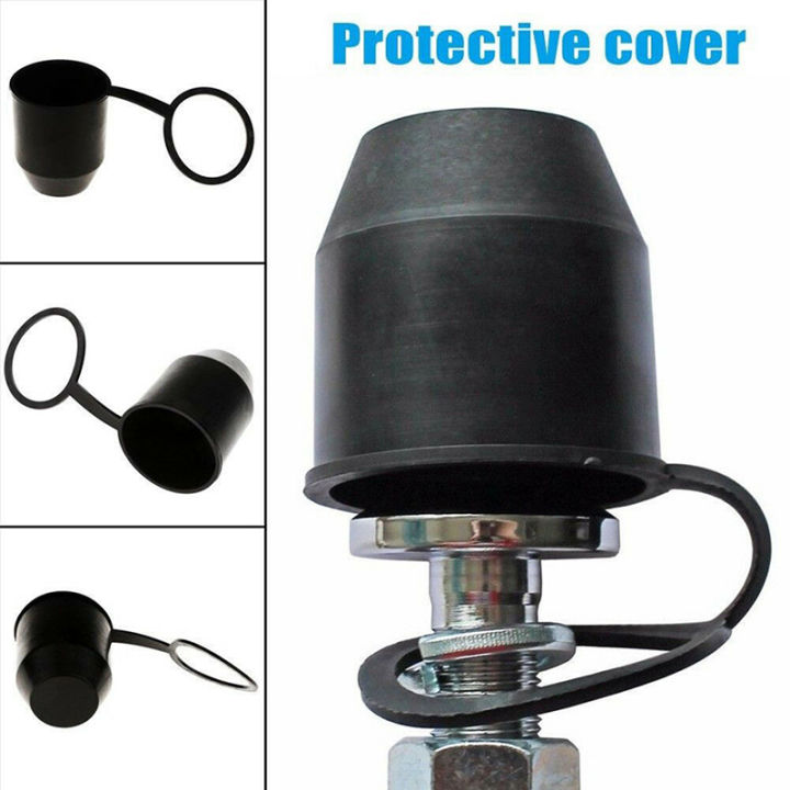 1X PVC Black Tow Bar Ball Towball Cover Cap Towing Hitch Trailer ...