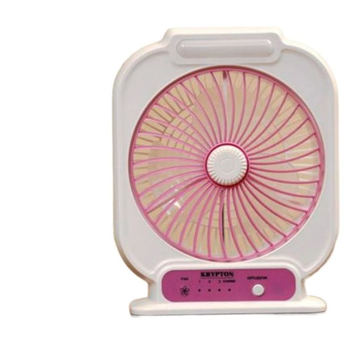 Krypton 8'' Rechargeable Fan + Free Gift | Daraz.lk