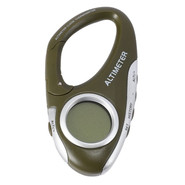 Multi-Function Altimeter Thermometer Portable Carabiner Altimeter ...