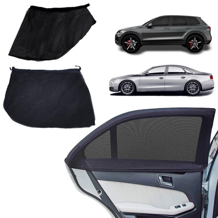 2 Pack Car SUV Window Sun Shade Curtain Universal Vehicle Interior Sun ...