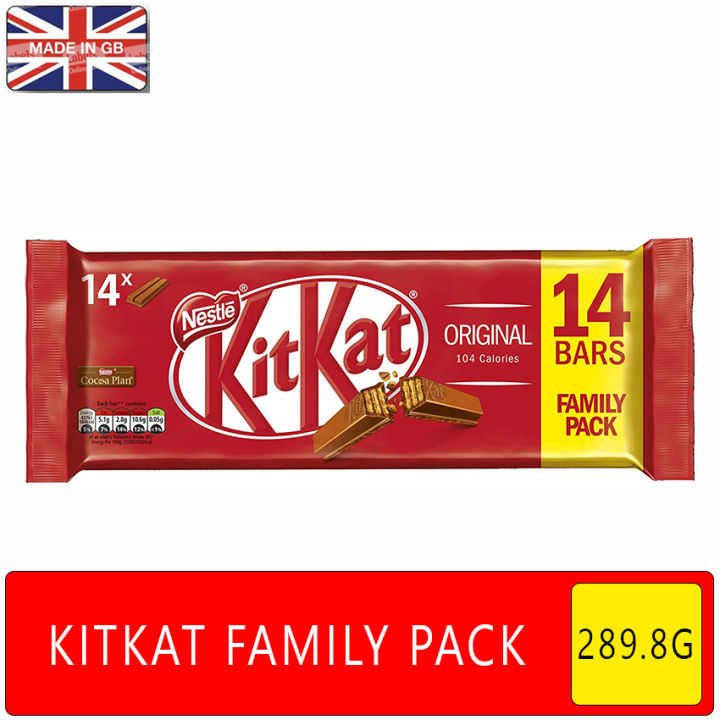 Kit Kat 2 Finger Milk Chocolate 14 Bar Pack 289.8G | Daraz.lk