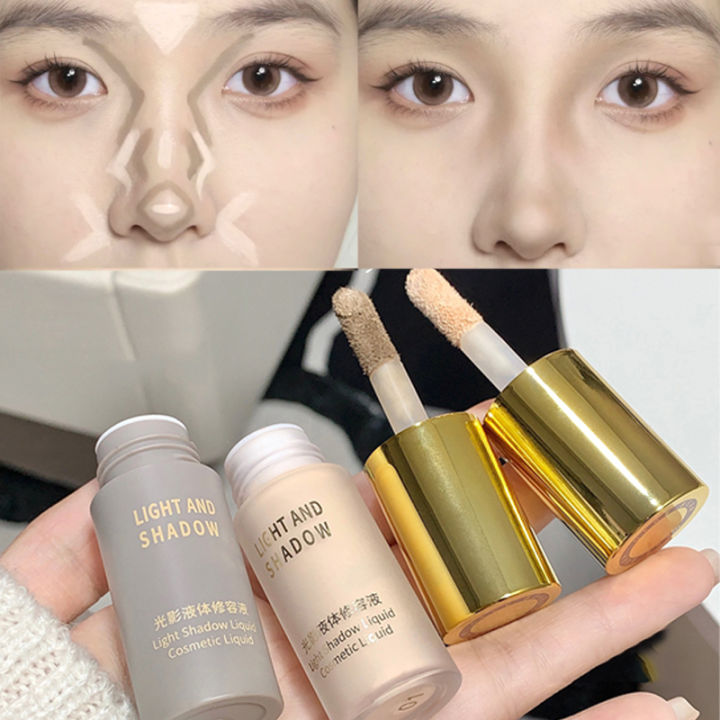 3 Colors Matte Liquid Contour Bronzer Stick Natural Lasting Nose Shadow ...