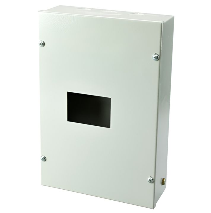 4 POLE MCCB BOX – LID TYPE Surface Steel Enclosure MM ORANGE (XDB-4P ...