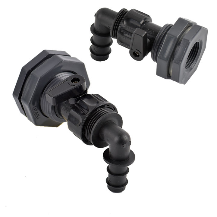 Pvc Bulkhead Fitting Pe Connector For Rain Garden Hose Adapter Spigot ...