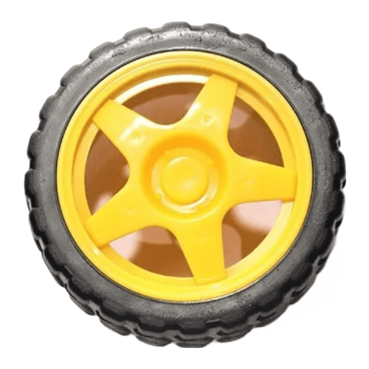 Car Tire Wheels for Smart Car Chassis, Arduino TT, Smart Robot | Daraz.lk