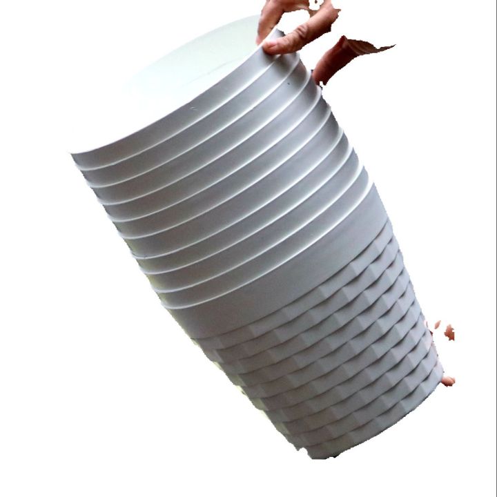 Diamond DESIGN Plastic Pots (DIAMETER-20cm/17cmHEIGHT )-5 PCS PER PACK ...
