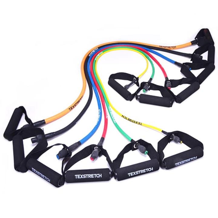 Fitness Tube Texstretch Resistant Band Gym Tube Home Mobile Workout ...