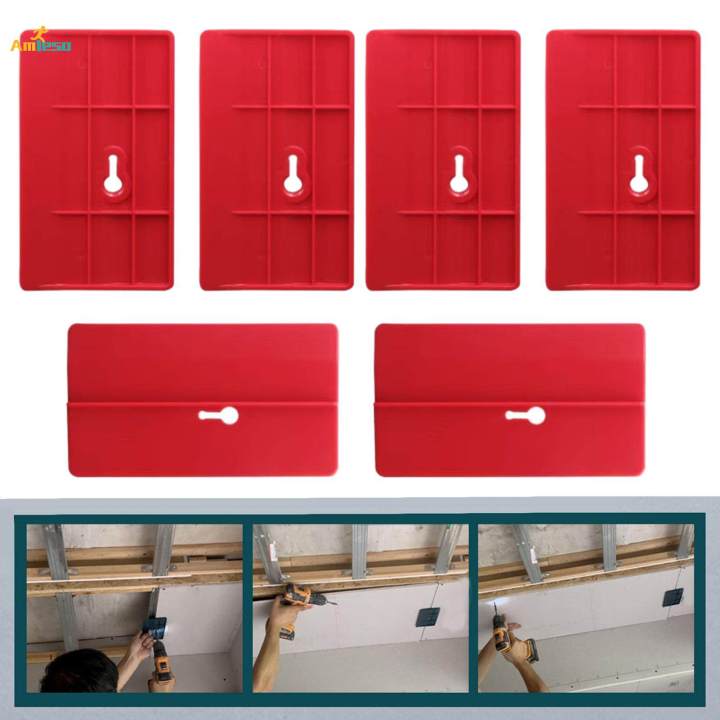 6x Drywall Fitting Tool Positioning and Fixing Plasterboard Fixing ...