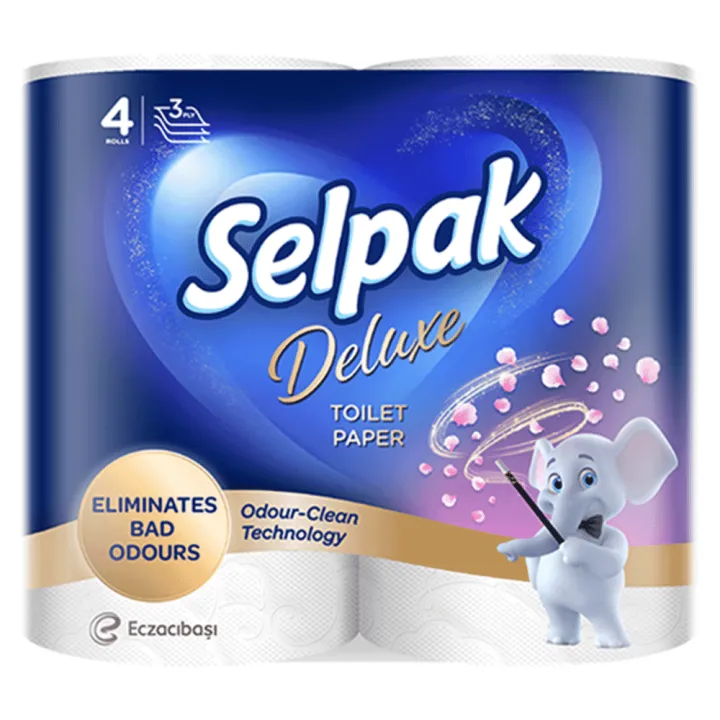 Selpak Toilet Paper Deluxe (4 Rolls) | Daraz.lk