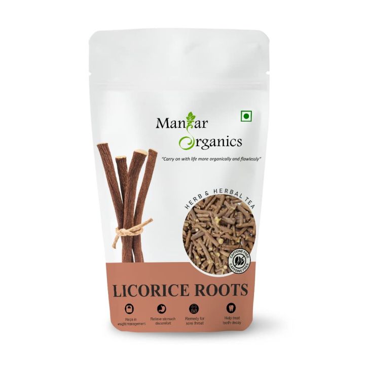 ManHar Organics Licorice Sticks 100gm- Mulethi stick | Licorice Root ...