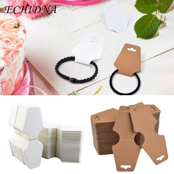 ECHIDNA Kraft Paper Cards with Hole Jewelry Necklace Kraft Paper Cards ...
