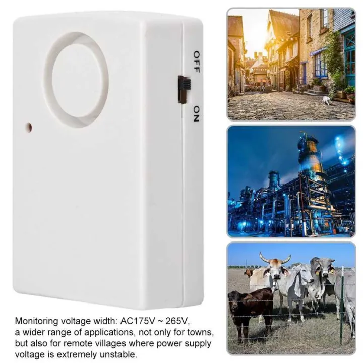 LED Indicator Automatic Power Cut Failure Outage Alarm Waring Siren New ...