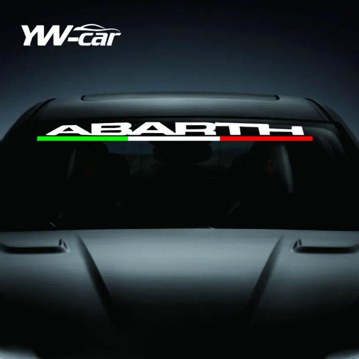 Car Front Windshield Vinyl Decal Italian Reflective Windscreen Window ...