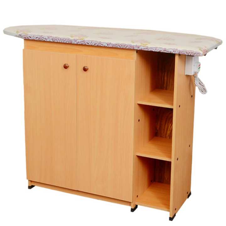 melamine Iron table Full cupboard with rack and pug quality furniture ...