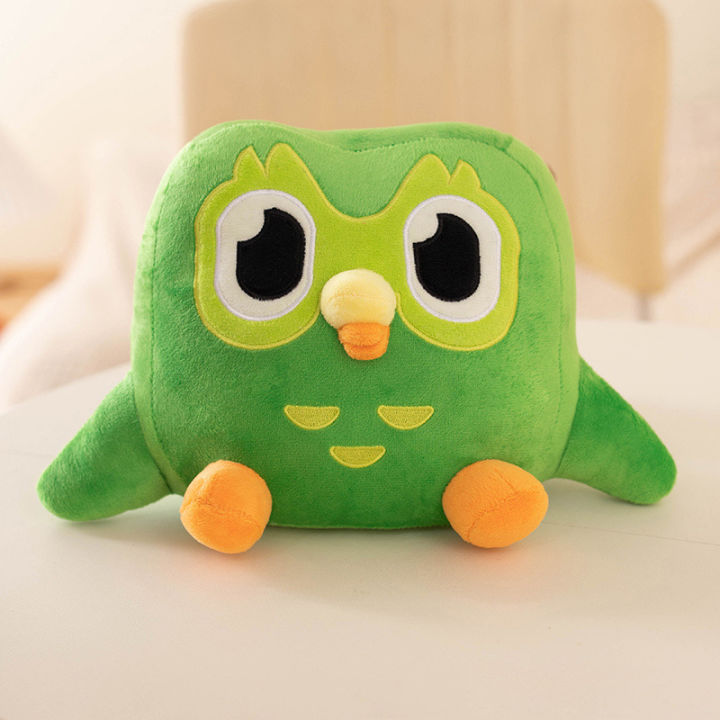 Green Duolingo Owl Plush Toy Duo Plushie Of Duo The Owl Cartoon Anime ...