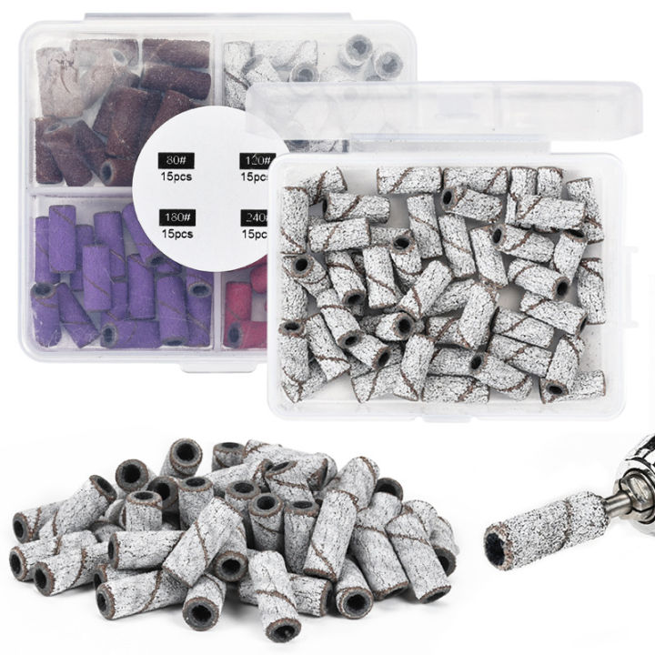 3mm Small Mini Nail Sanding Bands Remove Dead Skin Cuticle Polishing ...