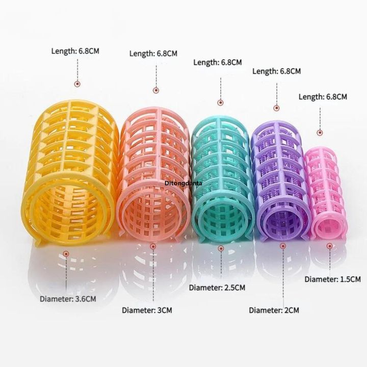 Believesinkinte Stick perm root curl plastic heatless curl device/12/10 ...