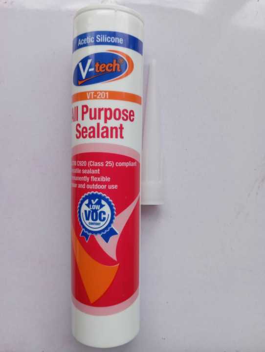 Silicone All Purpose Sealant Vtech CLEAR | Daraz.lk
