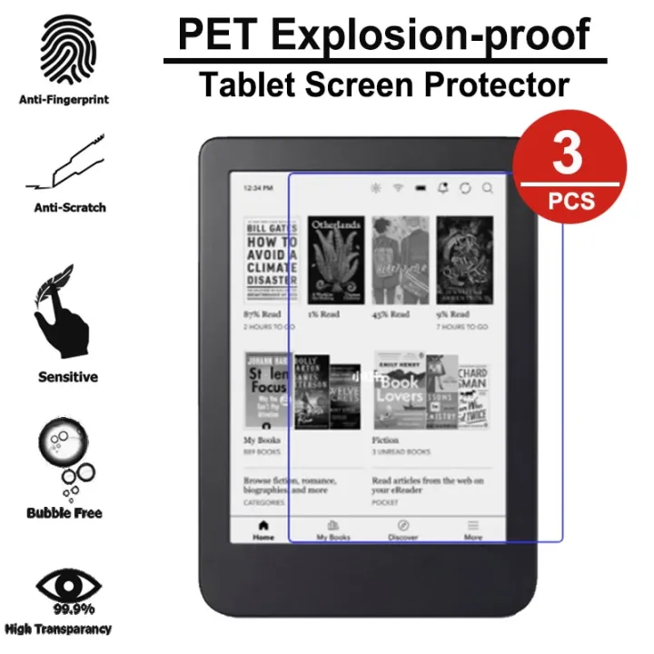 3PCS Explosion-proof Screen Protector For Kobo Clara 2E 2 E Reader ...