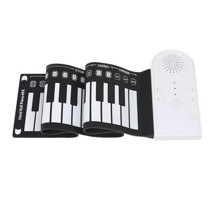 49-Key Hand Electronic Piano Portable Folding Hand Piano Electronic ...