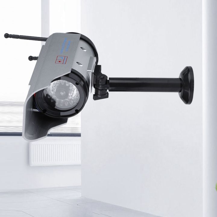 Solar Dummy Camera LED In/Outdoor CCTV Security Surveillance Simulation ...