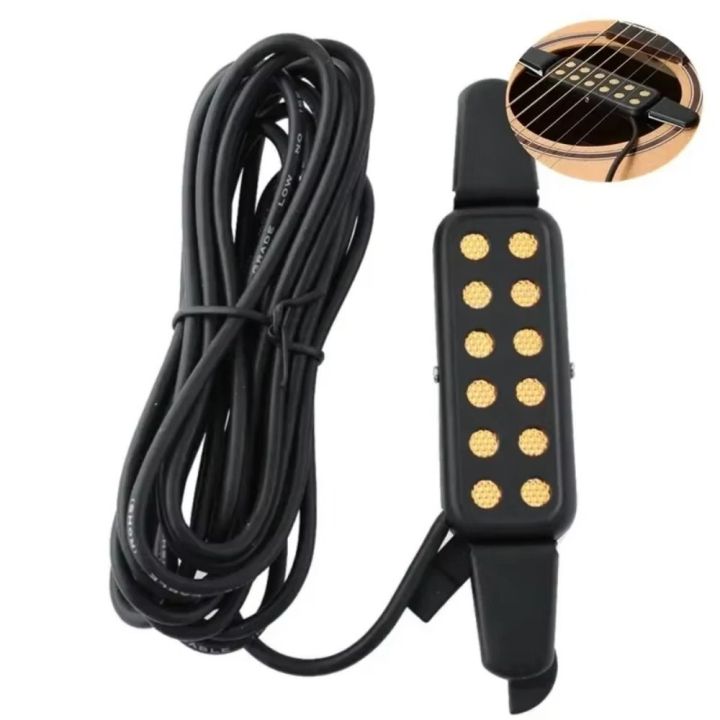Classic Sound Hole Guitar Pickup Connect Amplifier Musical Instruments ...