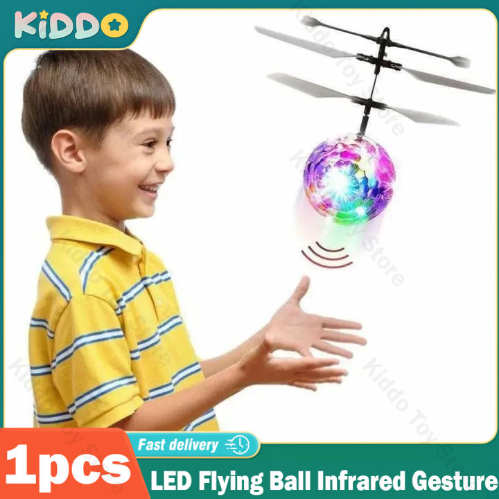 LED Flying Ball Infrared Induction Aircraft Gesture Control Toys ...