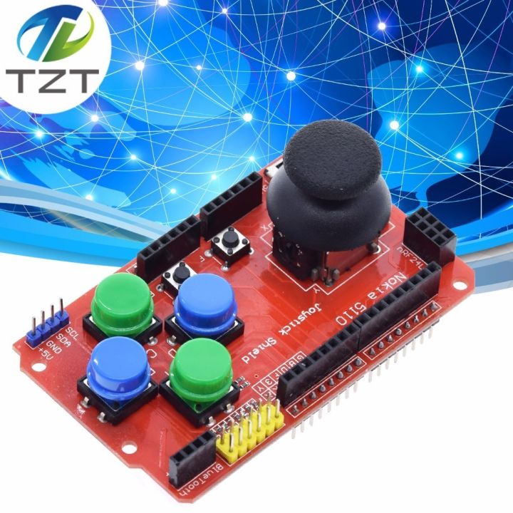 【va Va Voom】shield For Arduino Keyboard And Mouse Function Joystick Shield V12 Darazlk