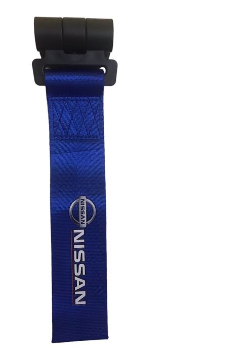 Nissan Car Tow Towing Strap Sticky Pull Rope Belt Blue Color | Daraz.lk