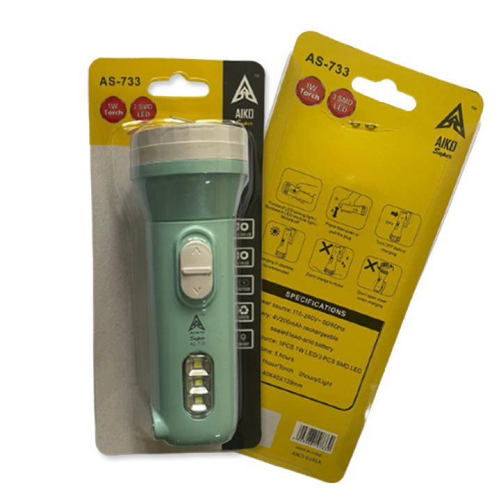 Rechargeable LED Torch | Daraz.lk