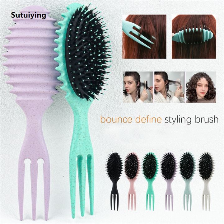 Sutuiying Bounce Curl Define Styling Brush Curls Define Brush Update ...