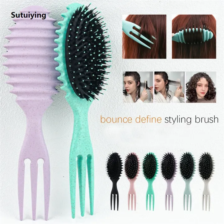 Sutuiying Bounce Curl Define Styling Brush Curls Define Brush Update ...