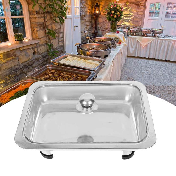 Buffet Dish Tray, Chafing Dish with Lid, Food Plate, Easy to Clean ...