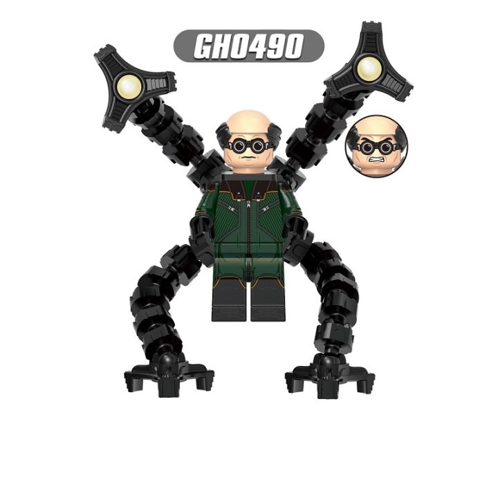 Compatible with LEGO Spider-Man Venom Dr. Octopus Mr. Negative Black ...