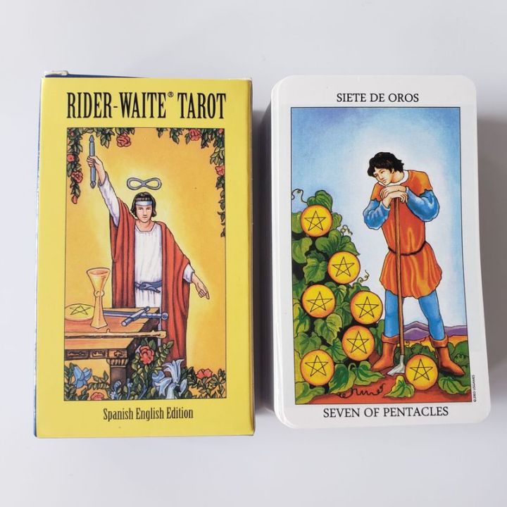 【Wildfolk Studio】HOT Rider Waite Tarot Cards 78pcs Oracle Cards Occult ...