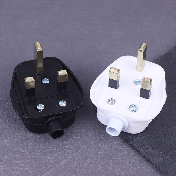 2Pcs UK 3 Pins AC Electrical Power Rewireable Plug Male Wire Fused ...
