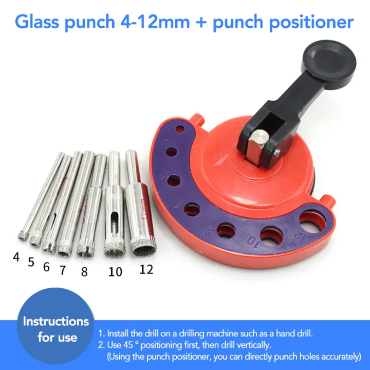 KOGEEK Drill Bit Guide Tile Glass Ceramic Openings Locator Pocket ...