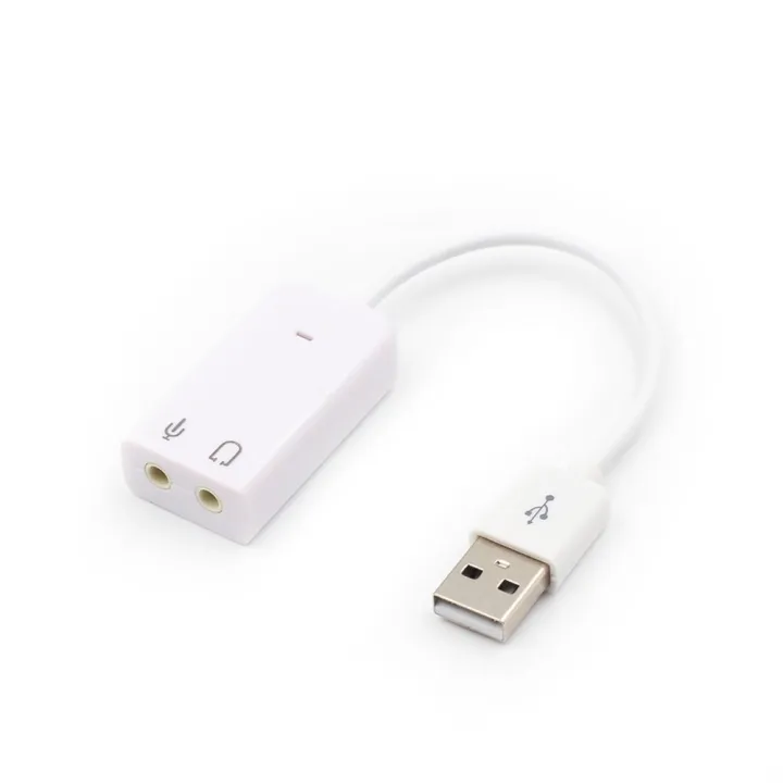 Vorix External USB 2.0 Stereo Jack Audio Sound Card | Daraz.lk