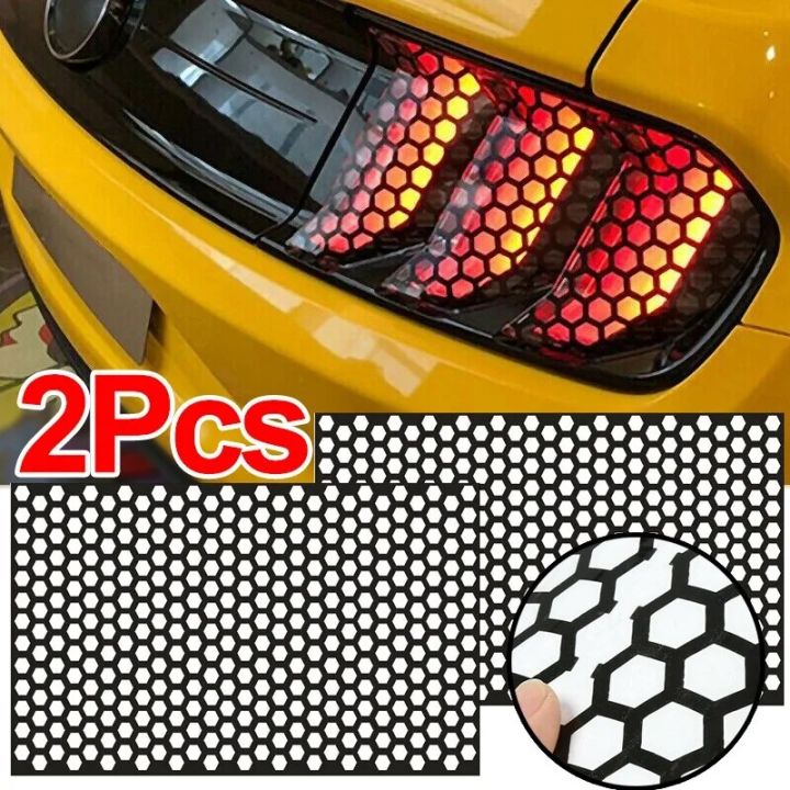 Car Tail Lights Honeycomb Decor Stickers Cuttable Auto Car Rear Tail ...