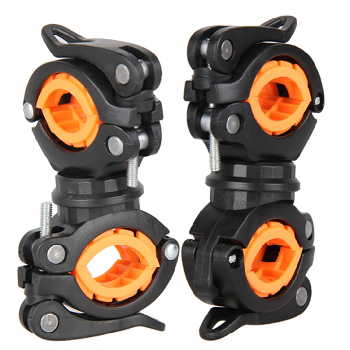 JINMY 4X 360 Degree Rotating Cycling Bike Light Double Holder LED Front ...