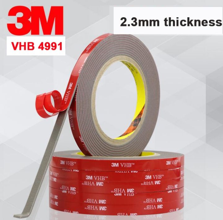 1 roll 6mm 3M #4991 Double-sided Super Foam Tape Automotive | Daraz.lk