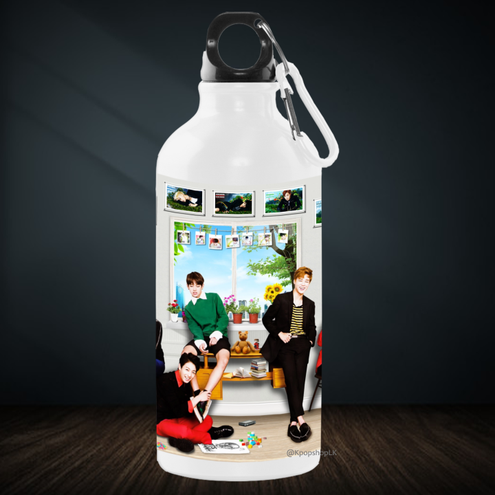 KPOP BTS 600ml Water Bottle Aluminum Sipper Bottle | Daraz.lk