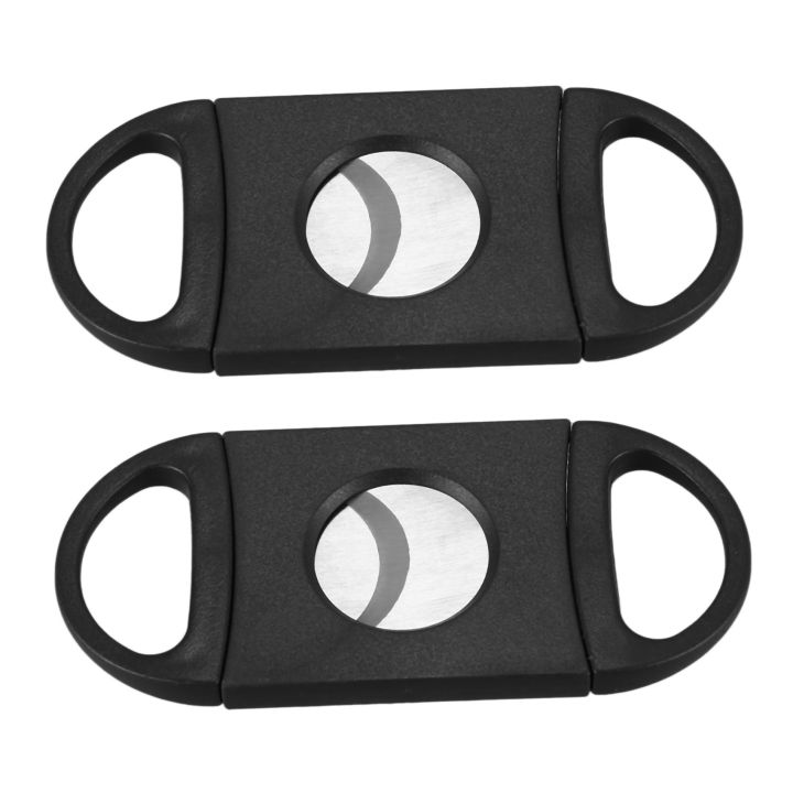 2X Oval-Shaped Cigar Cutter, Double Cut Blade | Daraz.lk