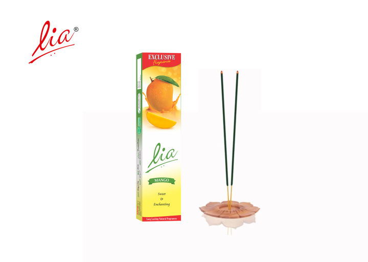 Lia Incense Sticks - Mango - 6 Packets | Daraz.lk