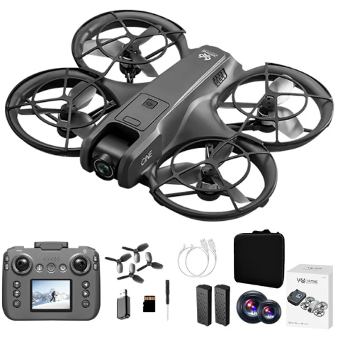 V666 Dual HD Camera Mini Drone Optical Flow Positioning RC Aircraft ...