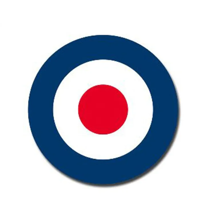 Car Raf Roundel The Who Mod Target Vespa Reflective Waterproof Car ...