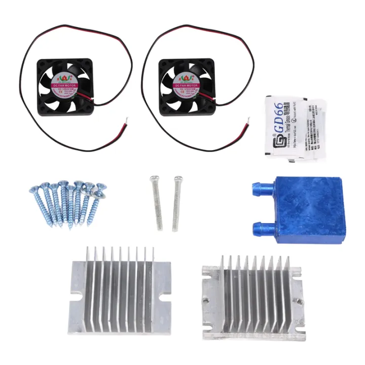 NCANRUI 1 Set Mini Air Conditioner DIY Kit Thermoelectric Peltier ...