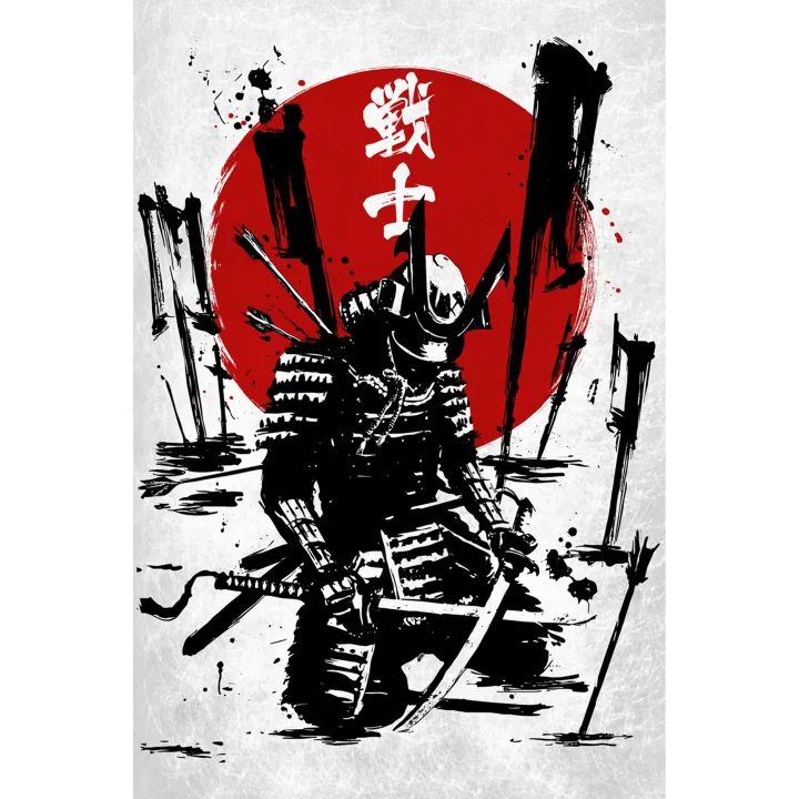 Samurai Wall Poster / size 18x12 inches / Printed / posters ...