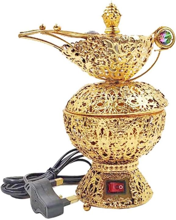 Bakhoor BoSidin – Oud Bakhoor Incense Burner Electric Oud Holder Pot ...