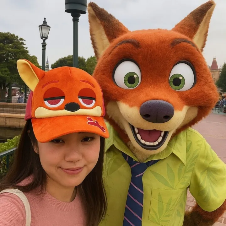 Sweet Plush Zoo-topia Hat with Ears Cartoon Rabbit Judy Hat Cute Movie ...